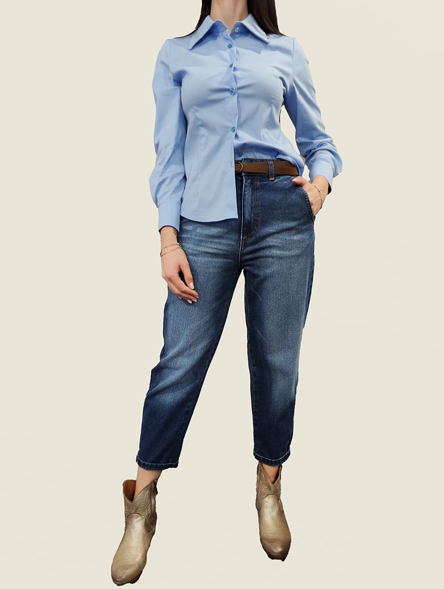 CAMICIA BOTTONE GIOIELLO ART.748S - Ross Abbigliamento